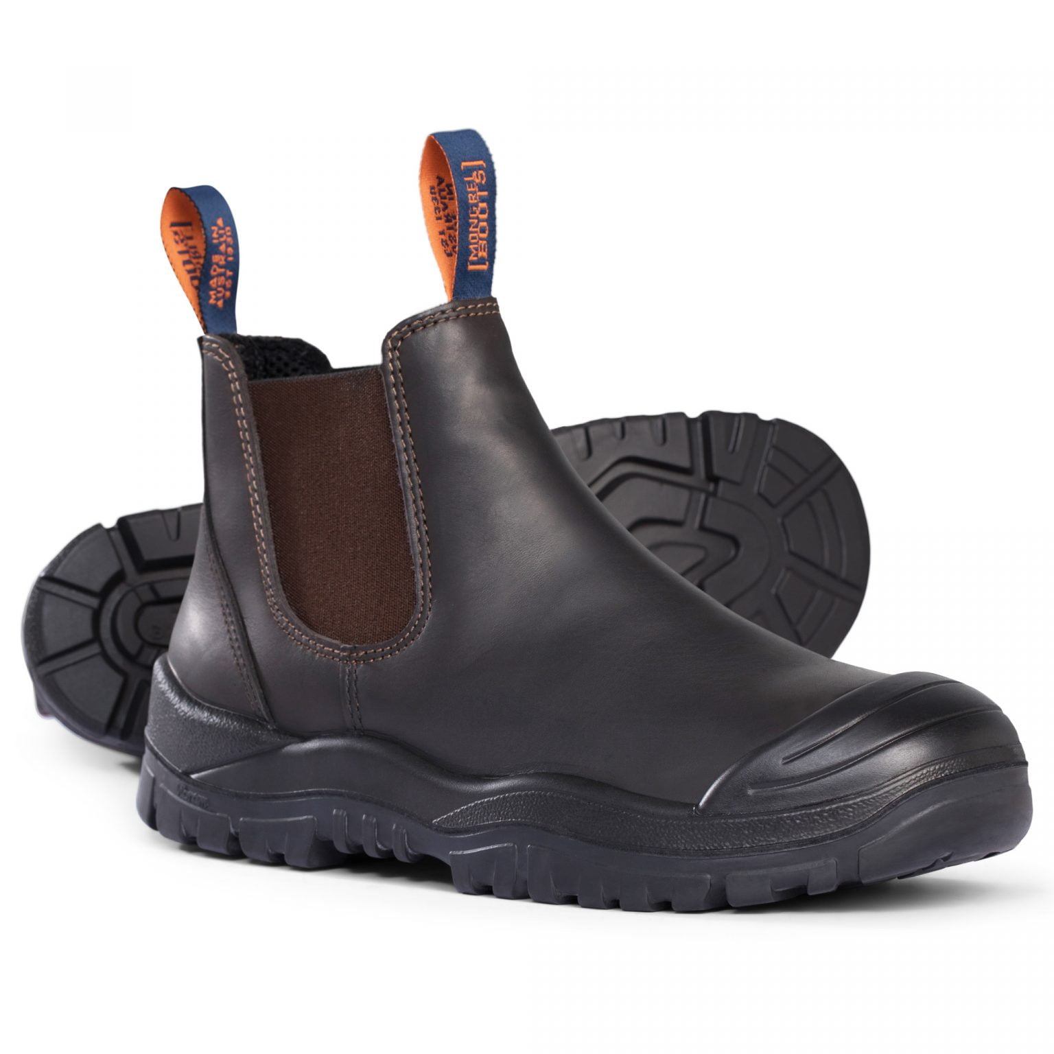 Mongrel Steel Toe Work Boot With Rubber Toe Outer Scuff Cap - Outback ...