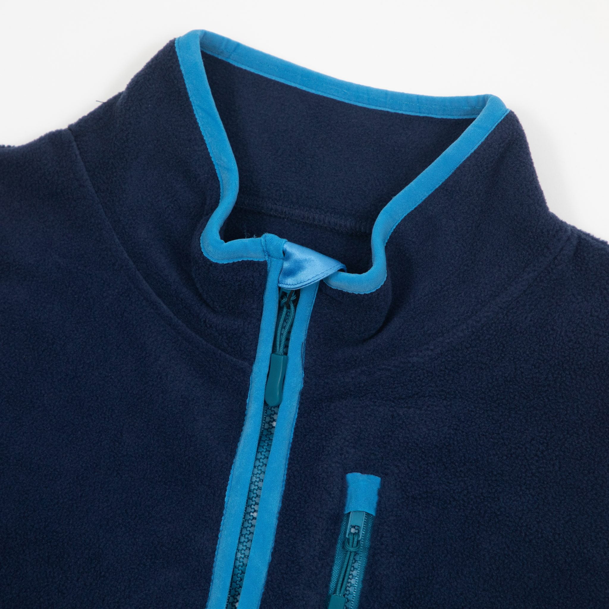 Outback 1/2 Zip Fleece Pullover Navy/Sky Blue - Outback Outfitters