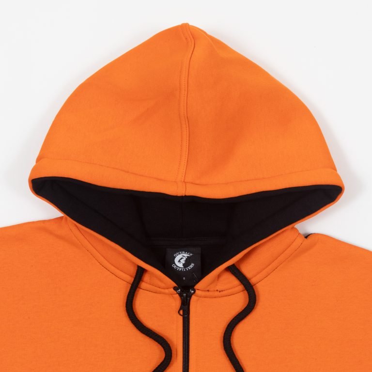 **NEW** Outback Kids Orange/Black Shearing Hoodie
