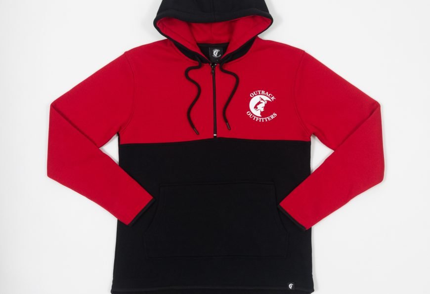 Red/Black Outback Outfitters Hoodie - Outback Outfitters