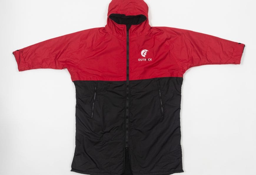 Outback Outfitters Sherpa Robe Red/Black - Outback Outfitters